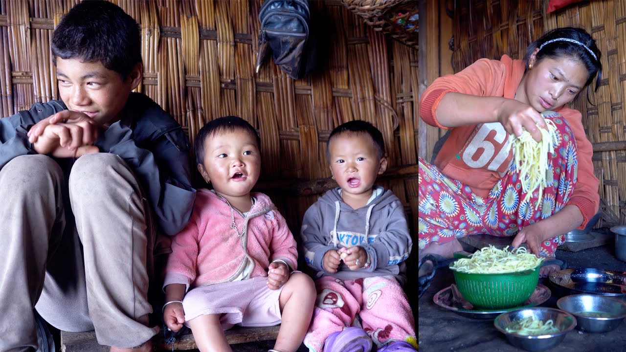 manjita noodles cooking for boys || shepherd life of Nepal || Himalayan ...