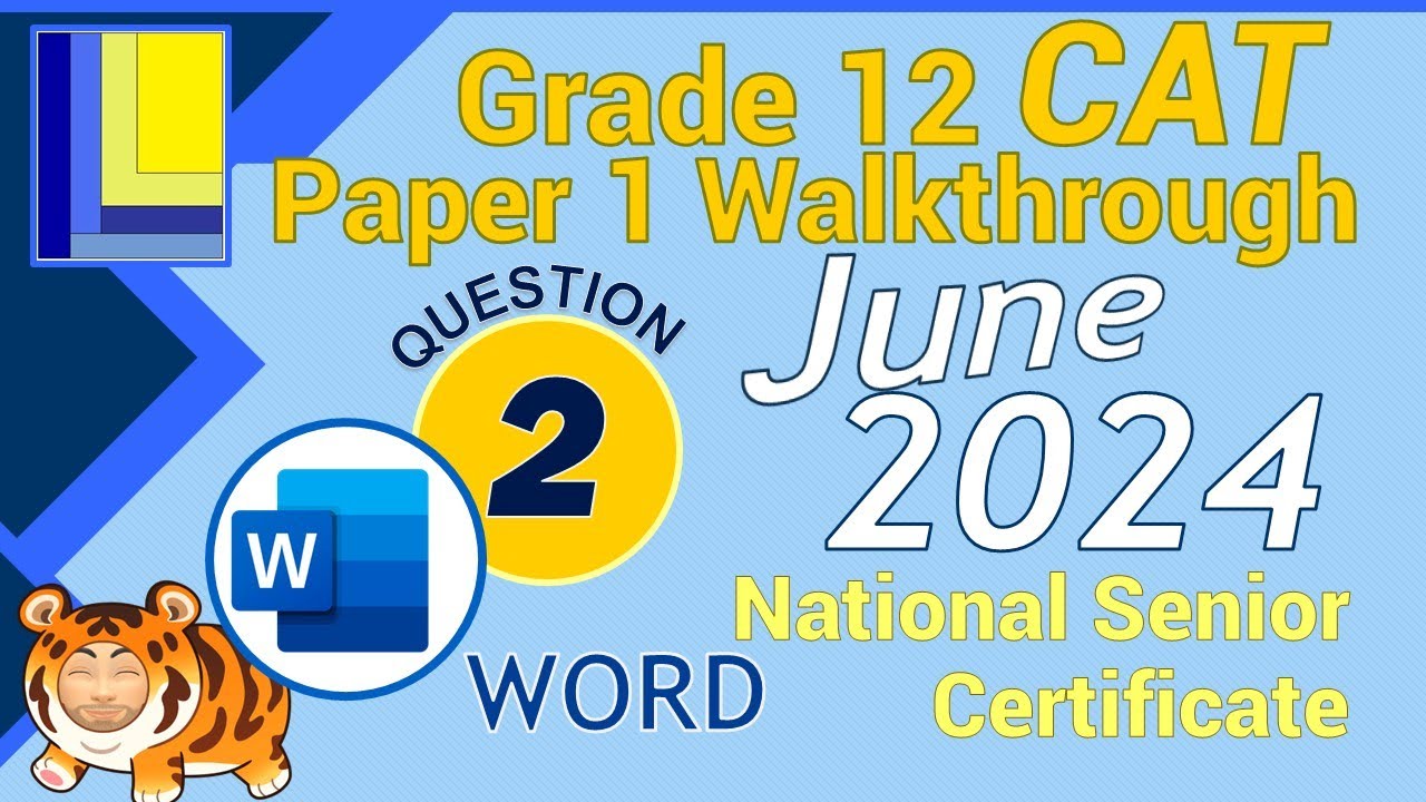 Computer Applications Technology | Grade 12 | Paper 1 June 2024 | Q2 ...