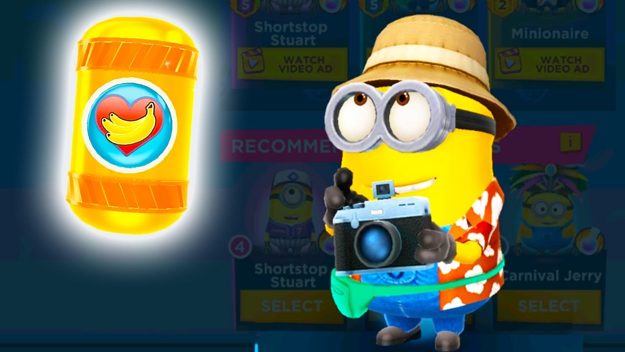 Tourist and Stereo Minions : Banana Day in Quest Room ! Despicable me ...