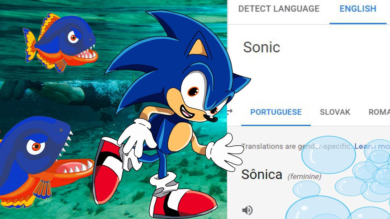 Sonic in different languages meme - YouTube