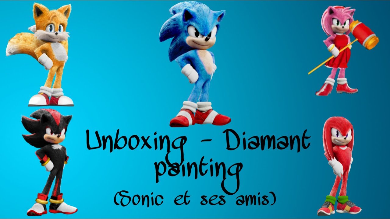 DIAMANT PAINTING - UNBOXING (sonic) - YouTube