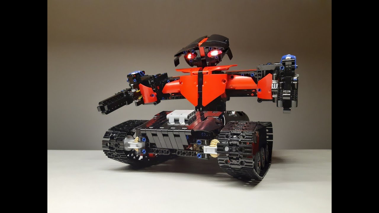 BadBot: A remote controlled Lego Technic battle bot - YouTube