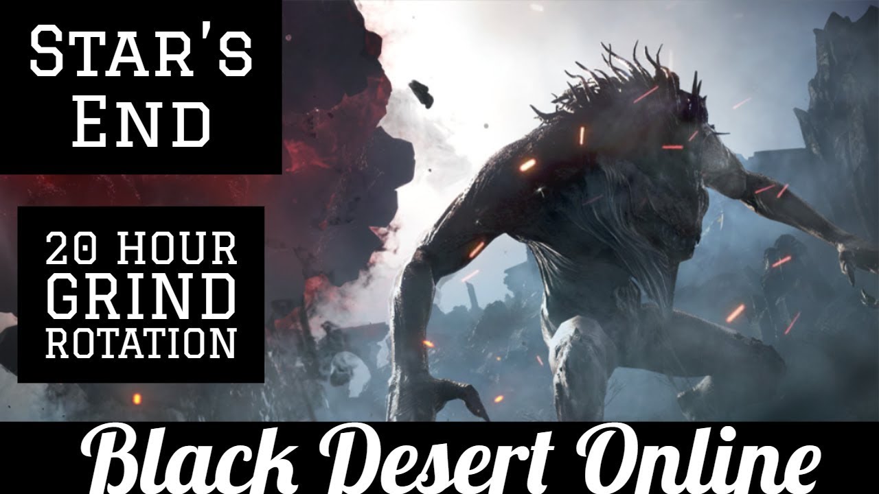 Black Desert Online [BDO] Rotation for Star's End: Silver Breakdown ...