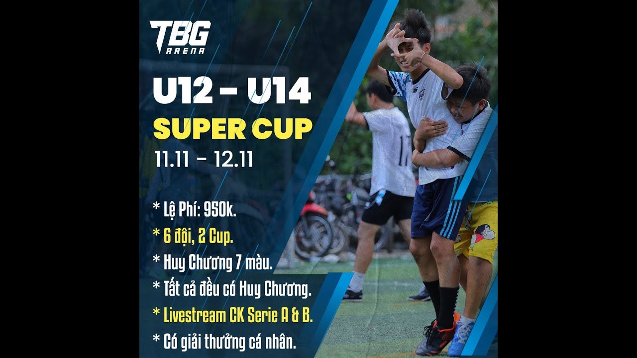🔴 LIVE: TRẺ TÂY NAM FC 🆚 NTC FC ⚽ U12-U14 SUPER CUP TBG ARENA - YouTube