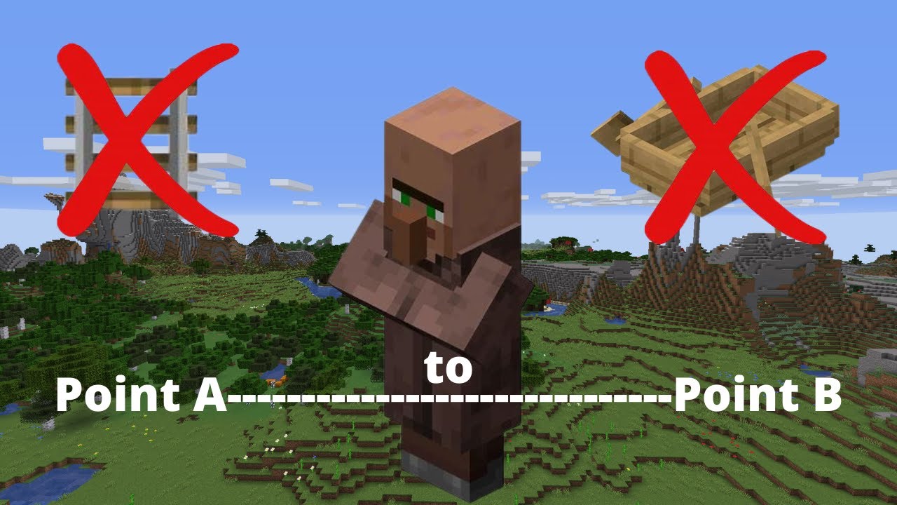 The Best way to Move a Villager!!! (Minecraft Java 1.16.5) - YouTube