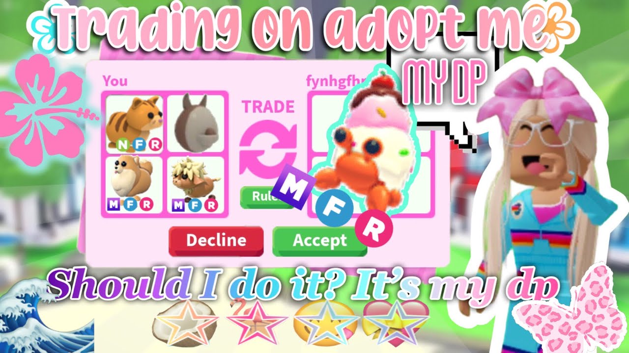 TRADING IN ADOPT ME( PREPPY ) - YouTube
