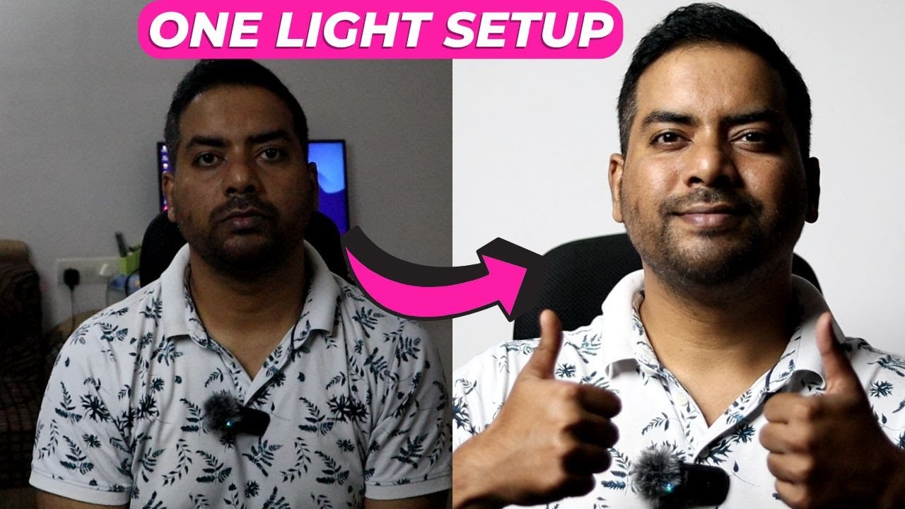 The ULTIMATE one LIGHT setup on a BUDGET (Anyone can do this) - YouTube