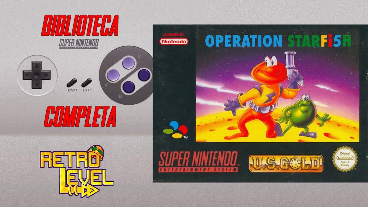James Pond 3: Operation Starfish - Biblioteca COMPLETA do Super ...