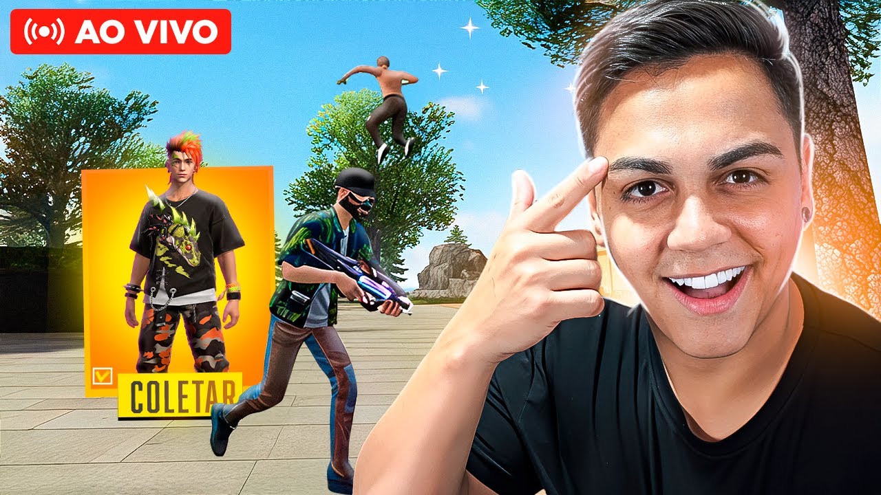 AO VIVO 🔴 TO COM A SENSI?! - FREITAS FREE FIRE 💙 - YouTube