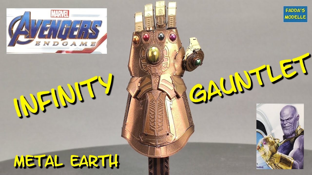 Infinity Gauntlet - Metal Earth - YouTube