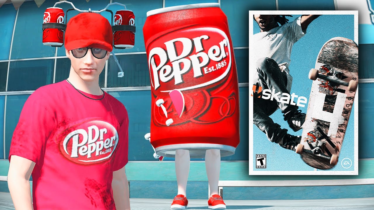 Dr. Pepper Man - Rarest Skate 3 DLC - YouTube