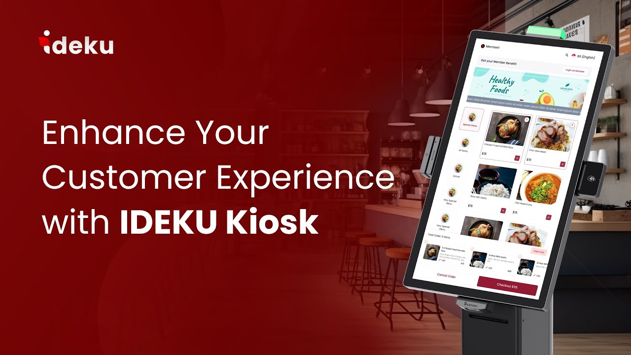IDEKU Kiosk: Self-Service Ordering Solution from IDEKU - YouTube