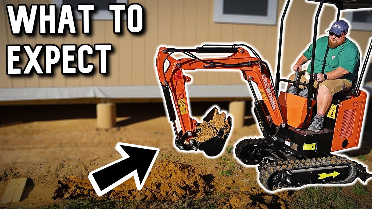IT ARRIVED IN A BOX! New Mini Excavator Assembly & Setup - YouTube