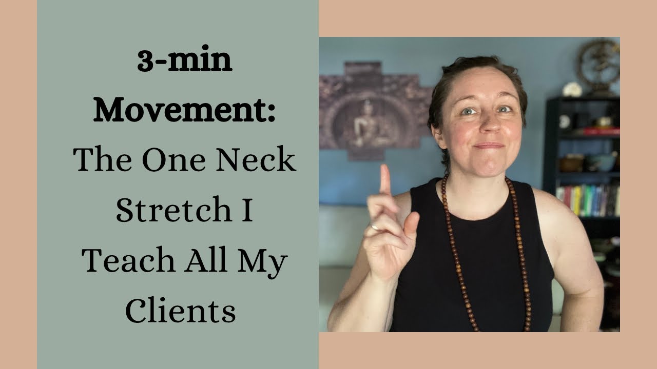 3-min Movement: The One Neck Stretch I Teach All My Clients - YouTube