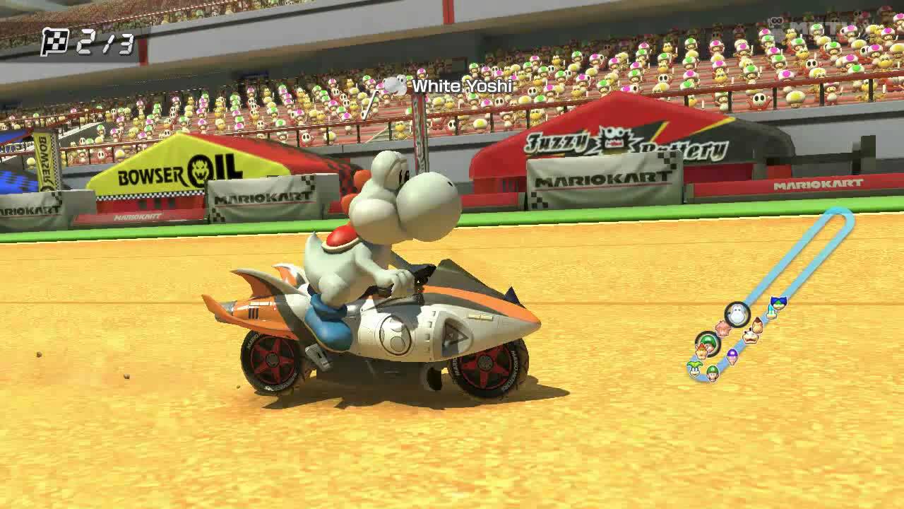 Mario Kart 8 - Excitebike Arena Highlight Reel #10 - YouTube