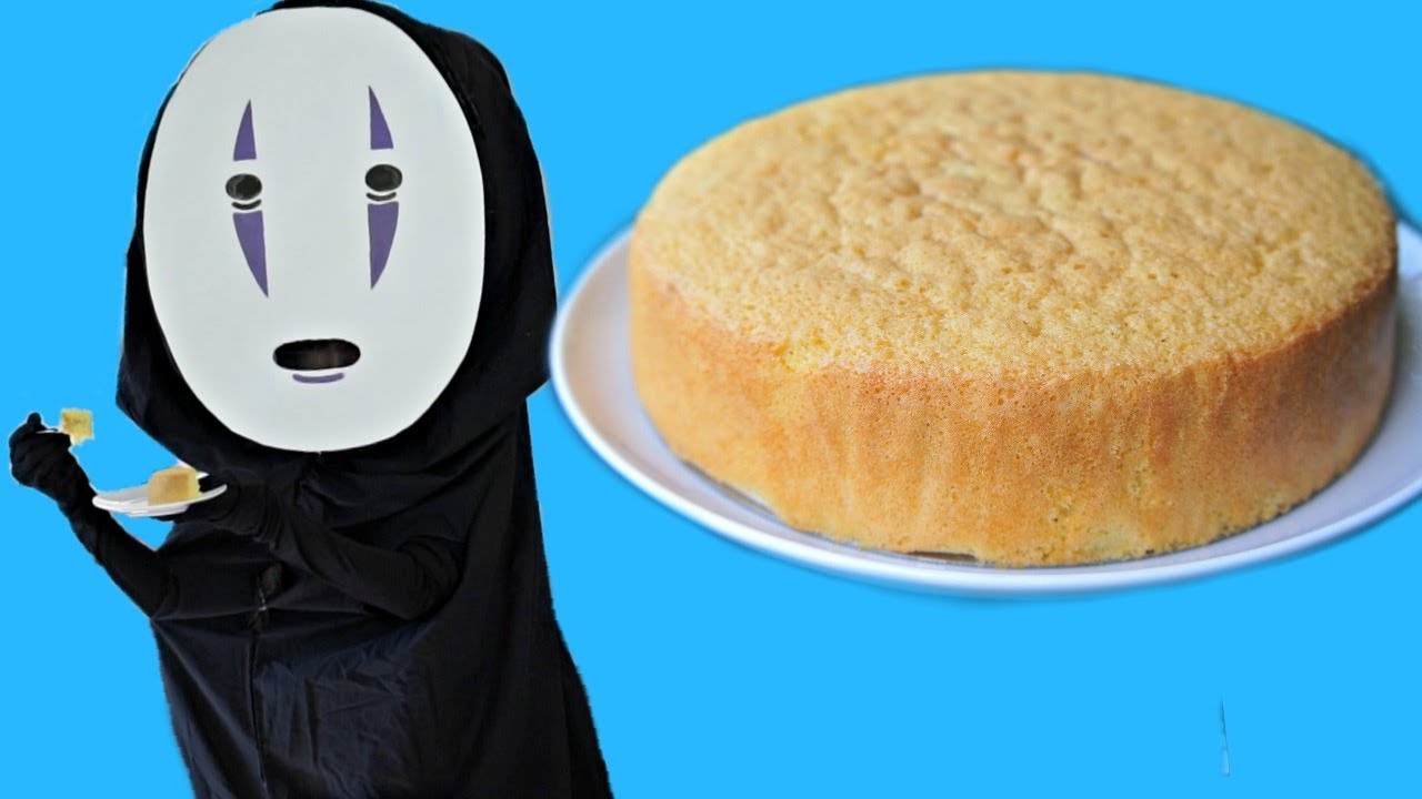 DIY NO FACE Costume & Japanese Sponge Cake Recipe | Spirited Away ...