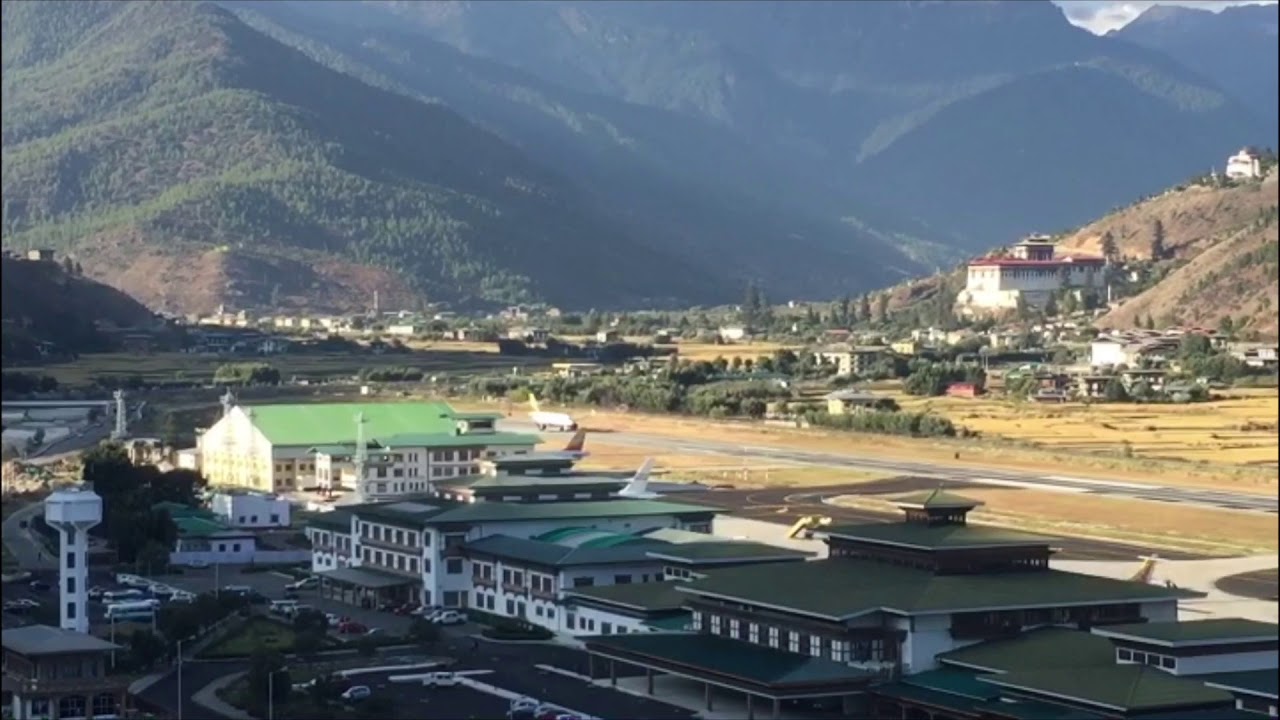 From the View Point-Paro International Airport - YouTube