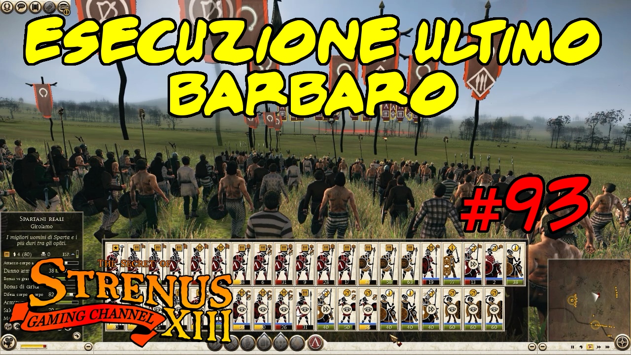 ESECUZIONE DELL'ULTIMO BARBARO - Total War: Rome II - Gameplay ITA ...