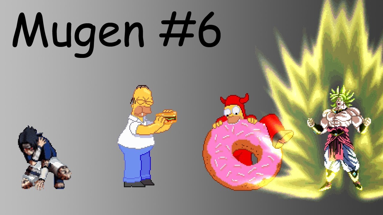 AN Mugen #6: Homer Simpson & Sasuke VS Broli & Evil Homer - YouTube