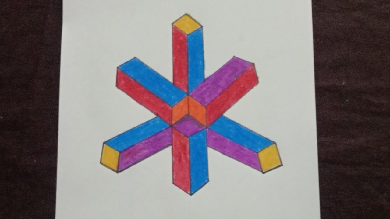 Awesome 3d illusion drawing tutorial for beginners - YouTube