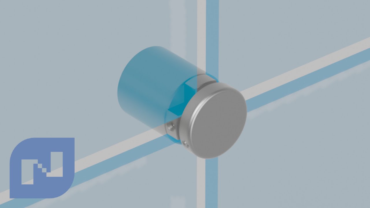 Standoff Hardware - Four-Way Spacer for Butted Panels - YouTube