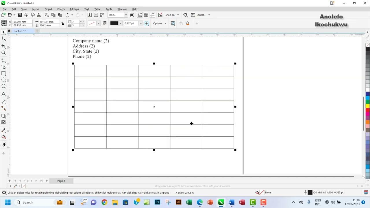 NECO Data Processing Practical 2023 Past Paper CorelDraw - YouTube
