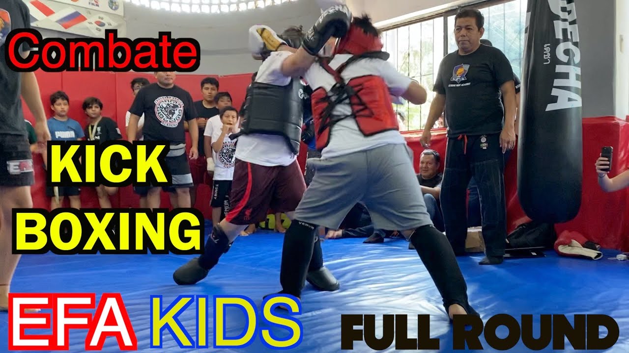 KIDS KICK BOXING COMBATE FULL ROUND EFA KIDS - YouTube