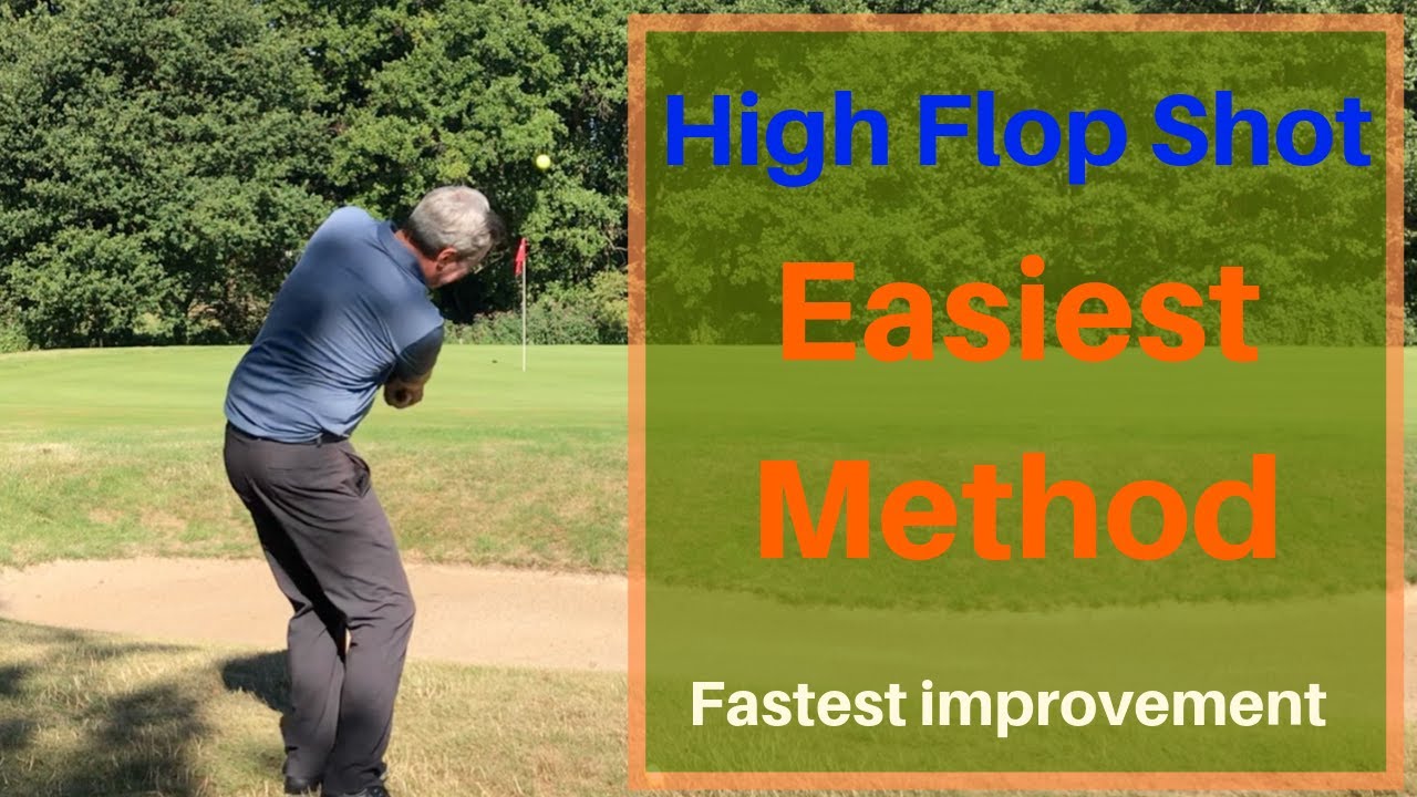 Hitting a high flop shot - YouTube