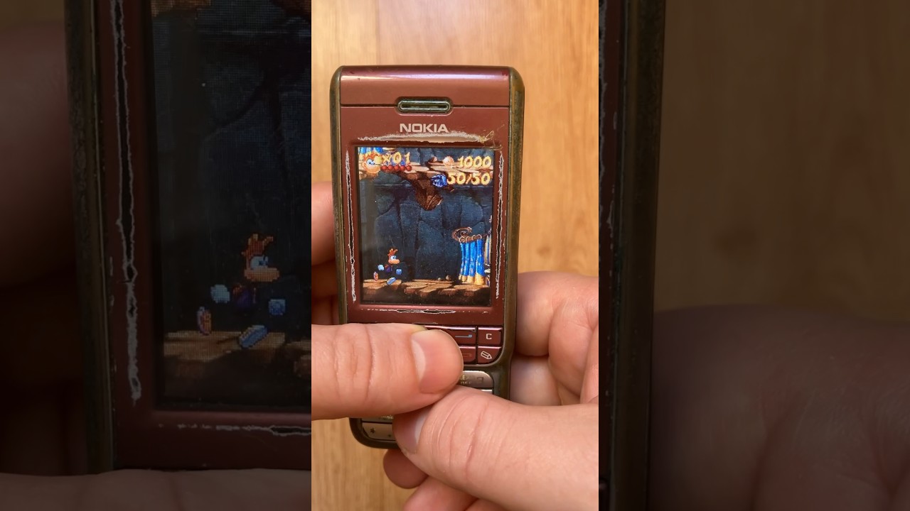 Rayman на Nokia 3230 #gaming #old - YouTube