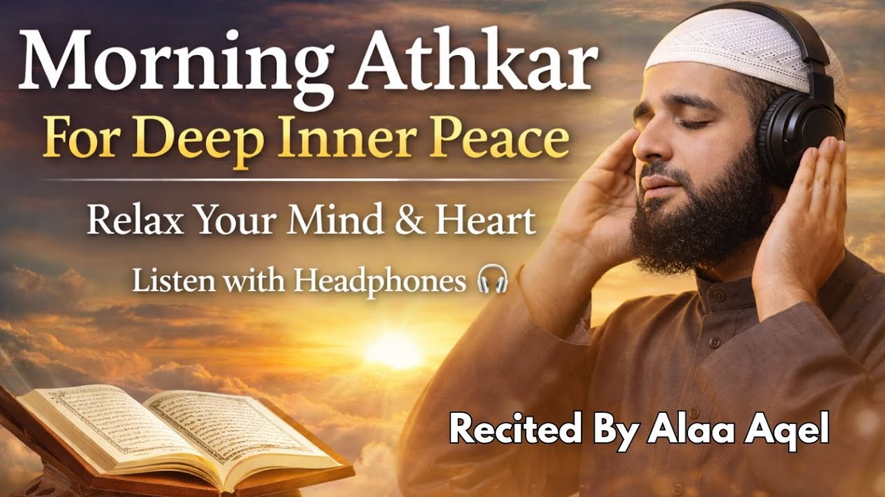 Live Morning Athkar for Deep Inner Peace | Recited by Alaa Aql - YouTube
