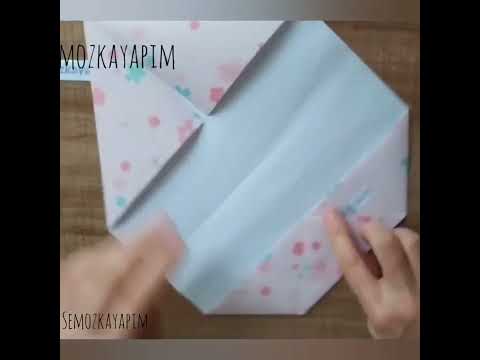 Origami cüzdan yapımı #origami #diy