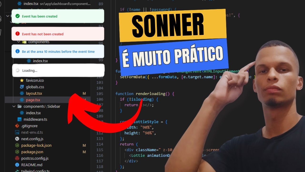 Sonner é a melhor biblioteca de toast no React - YouTube