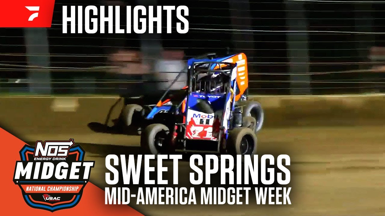 Mid-America Midget Week Opener | USAC Midgets at Sweet Springs 7/8/25 ...