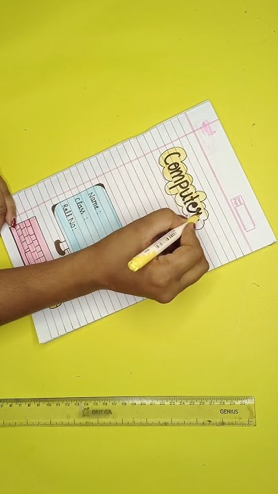 front page design for computer project/computer project page design ...