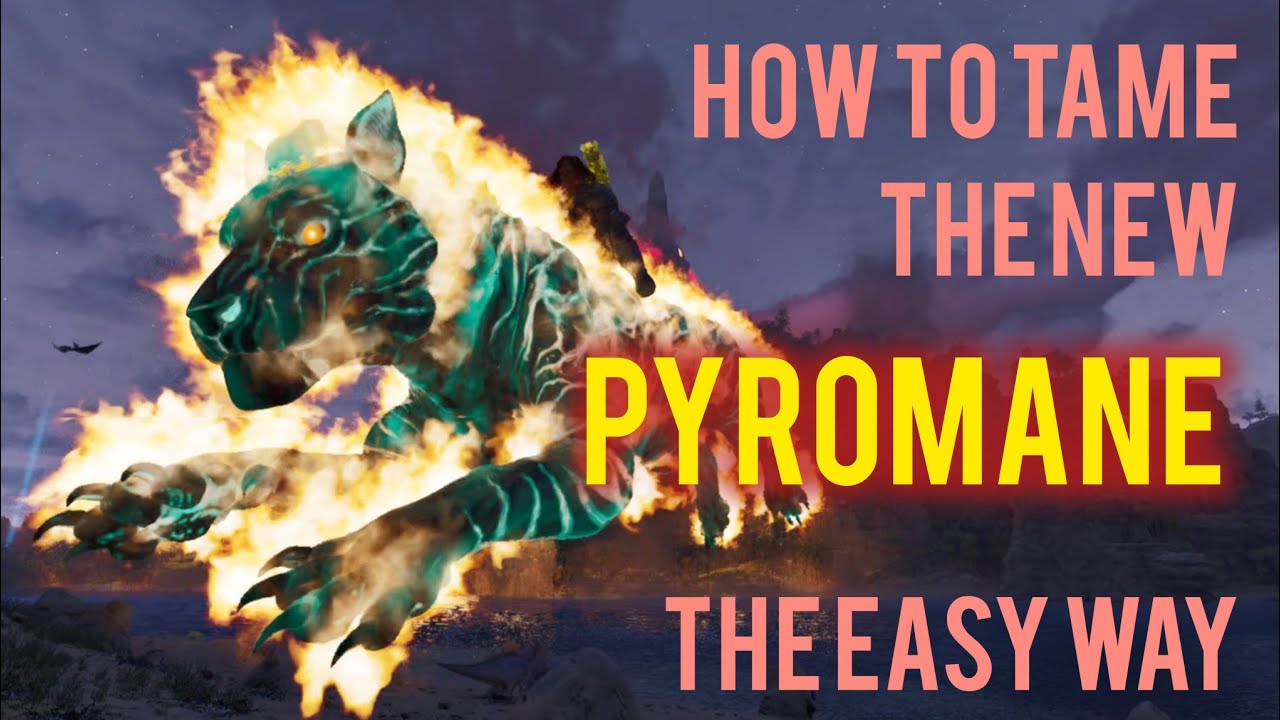 PYROMANE How to tame a Pyromane | ARK Survival Ascended - YouTube