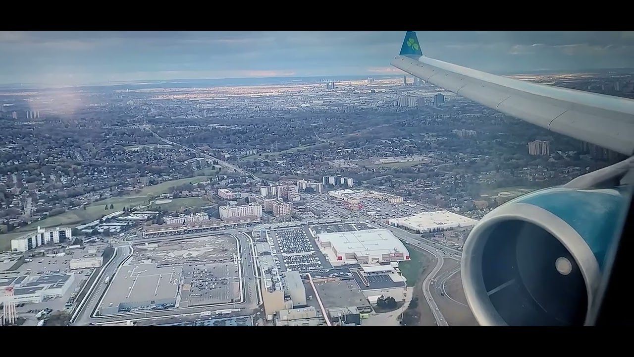Aeroplanes landing at Toronto International Airport - - YouTube