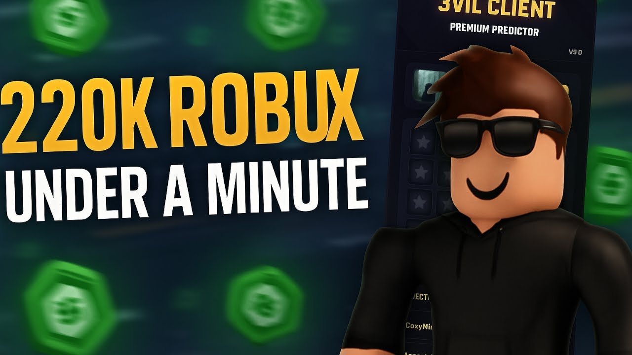 I Made 220K Robux in UNDER 1 Minute Using This Trick! 💸 | BloxGame ...