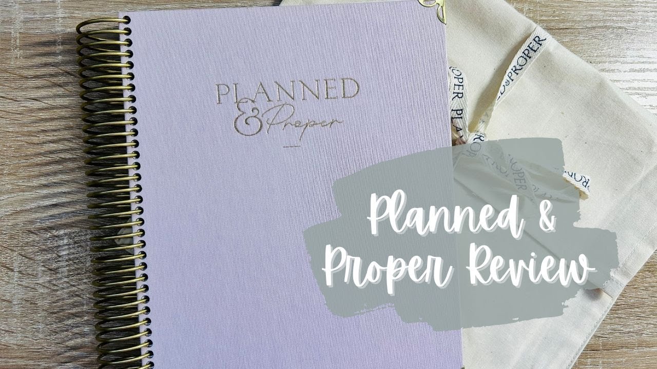 2023 Planned & Proper Planner Review - YouTube