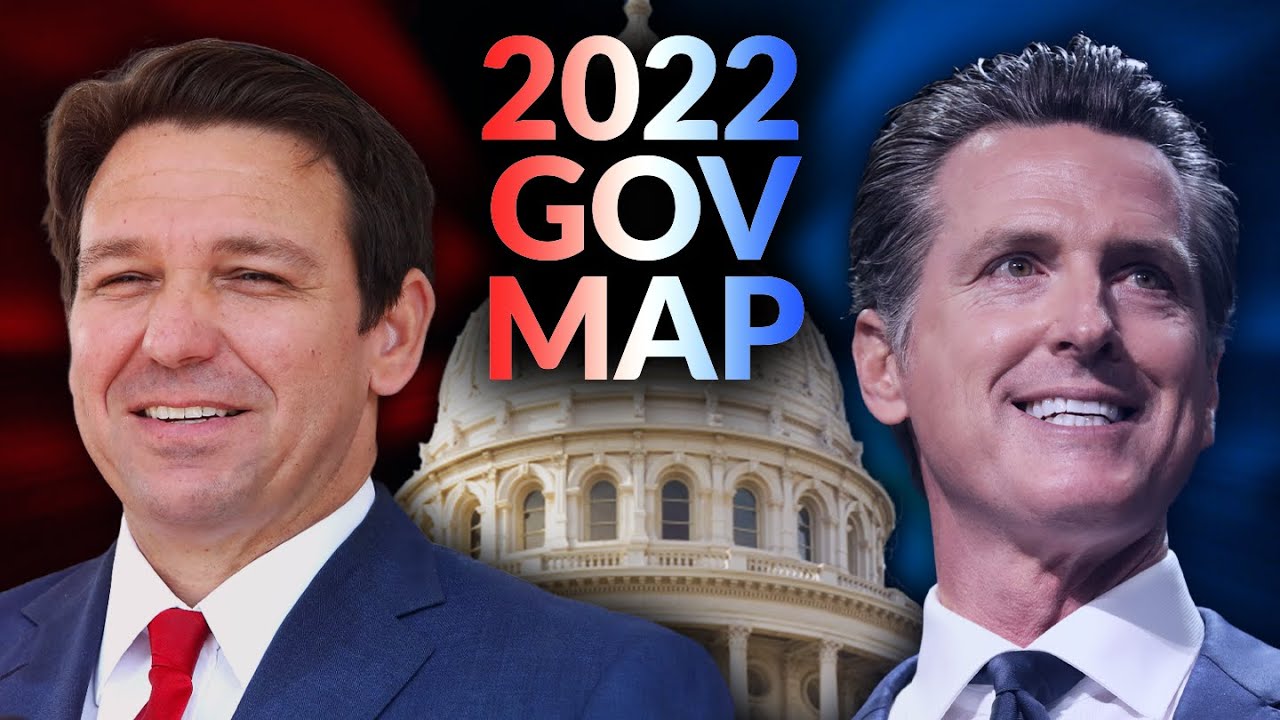 Updated 2022 Governors Map Based On Latest Polls | 20 Days Till ...
