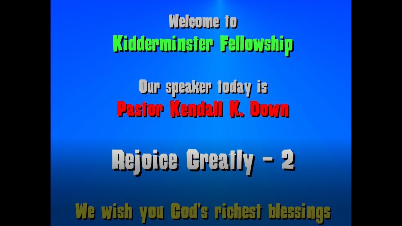 Rejoice Greatly - Zechariah the 7th Message - YouTube