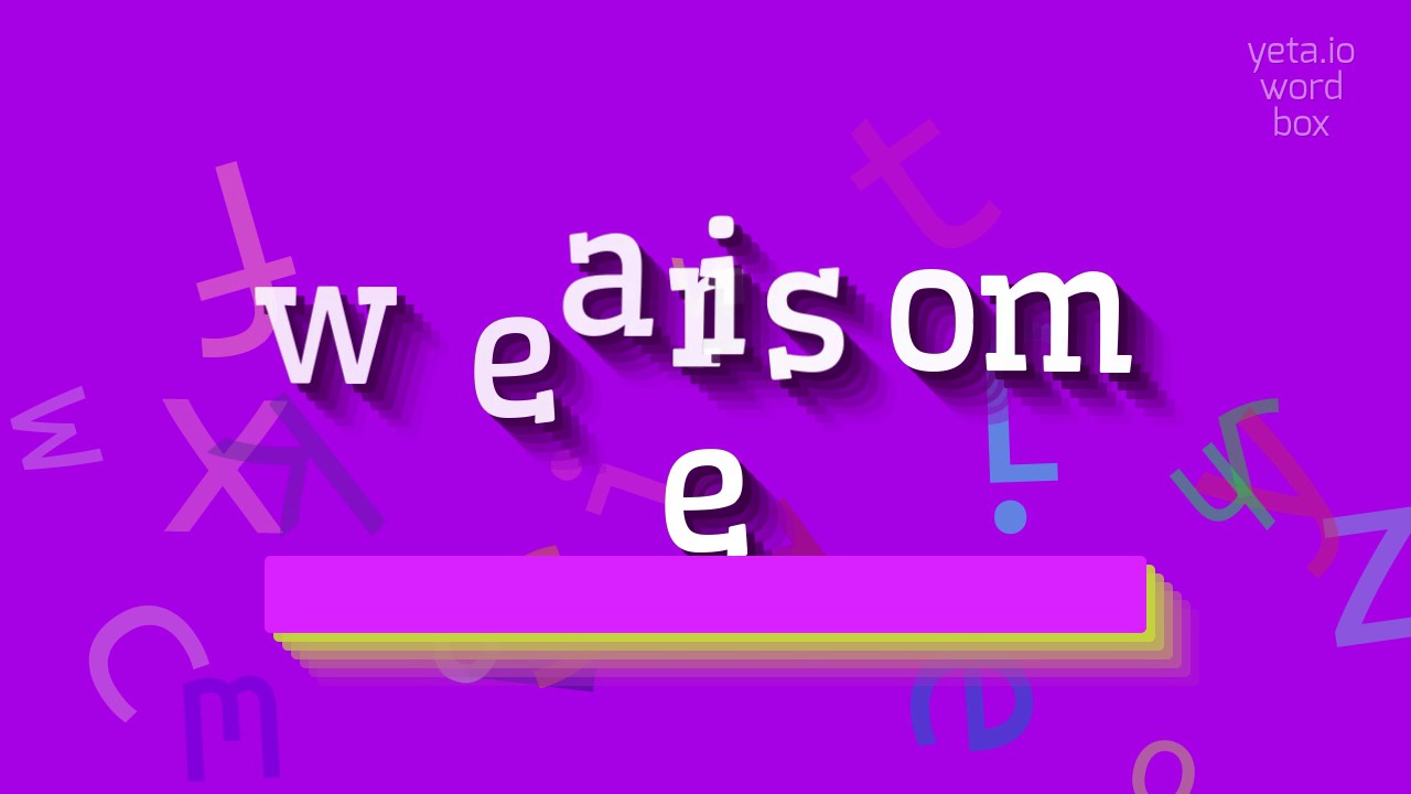 How to say "wearisome"! (High Quality Voices) - YouTube