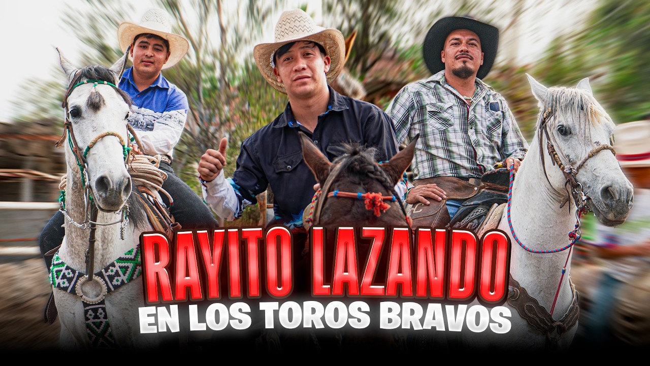¡RAYITO DE LA TENENCIA LAZANDO Y MONTANDO EN TOROS BRAVOS! Jaripeo de ...