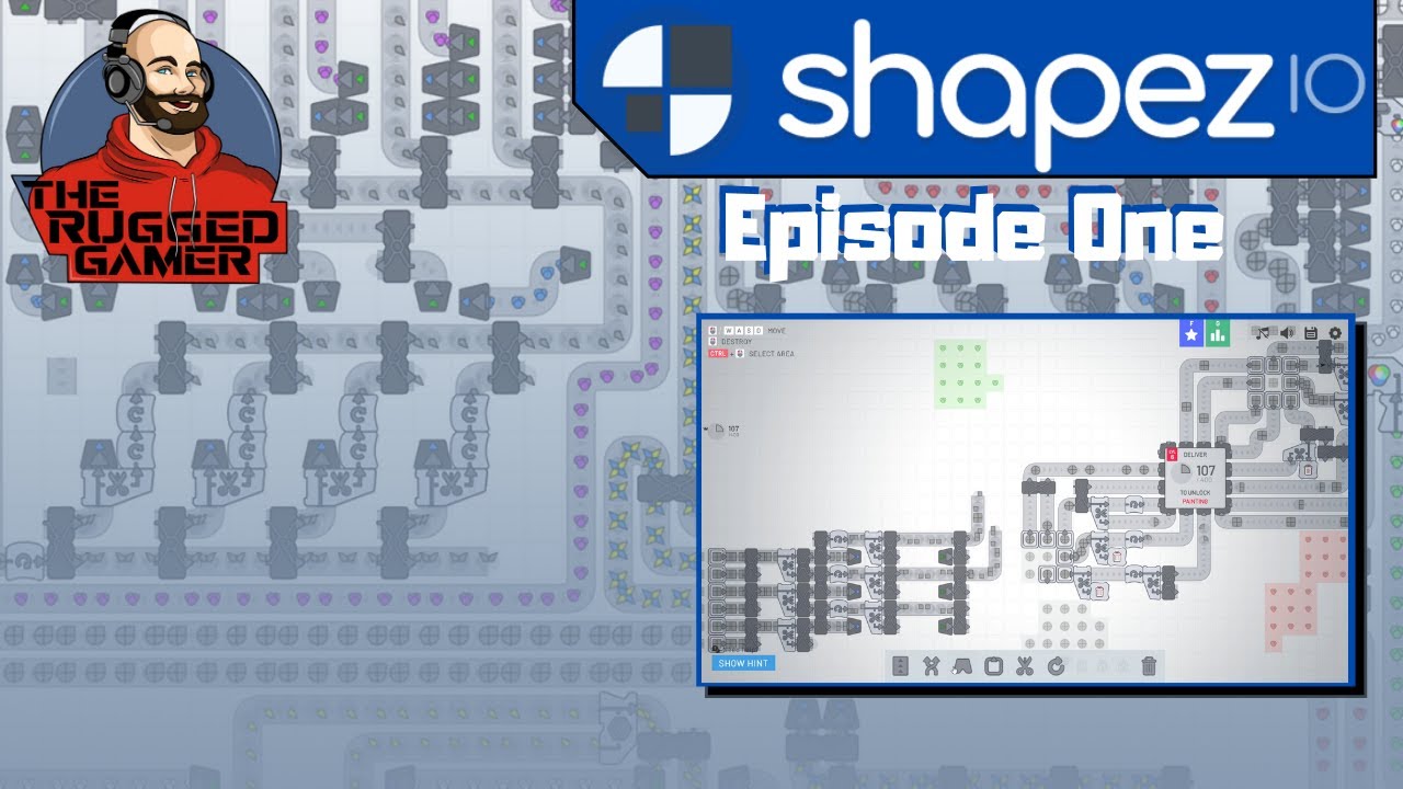 Shapez.IO - The Factory / Shape builder game | Episode 1 - YouTube