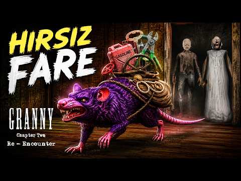 GRANNY'NİN YENİ HIRSIZ FARESİ EŞYALARIMI ÇALIYOR! - Granny Chapter Two Re-Encounter