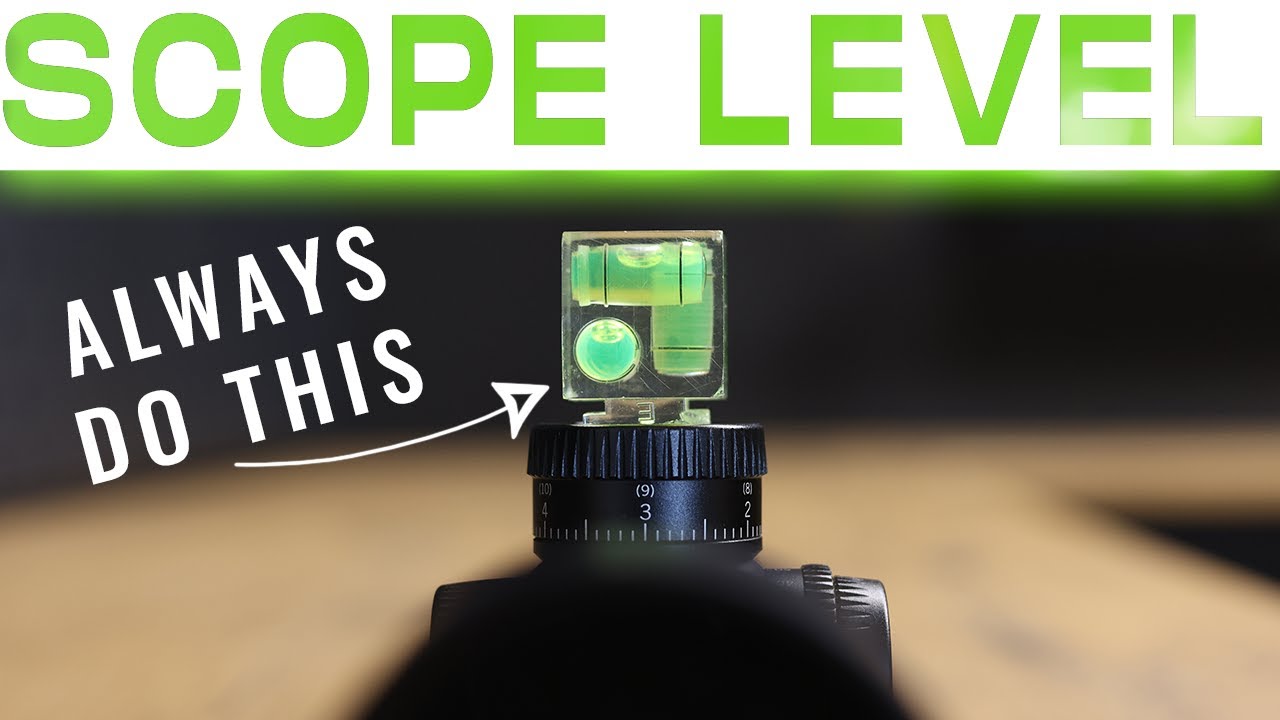 How To Properly Level Your Rifle Optic - YouTube