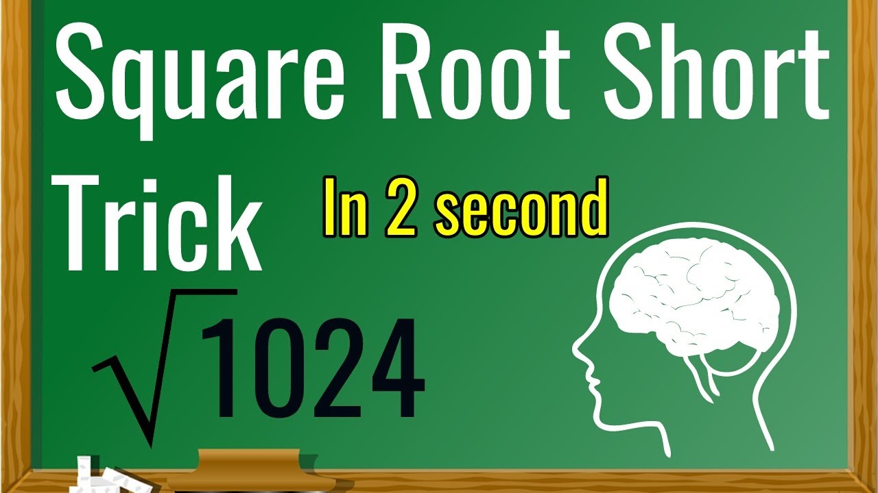 Square Root Shortcut Method in 2 Second Square Root Shortcut Method in 2 Second
