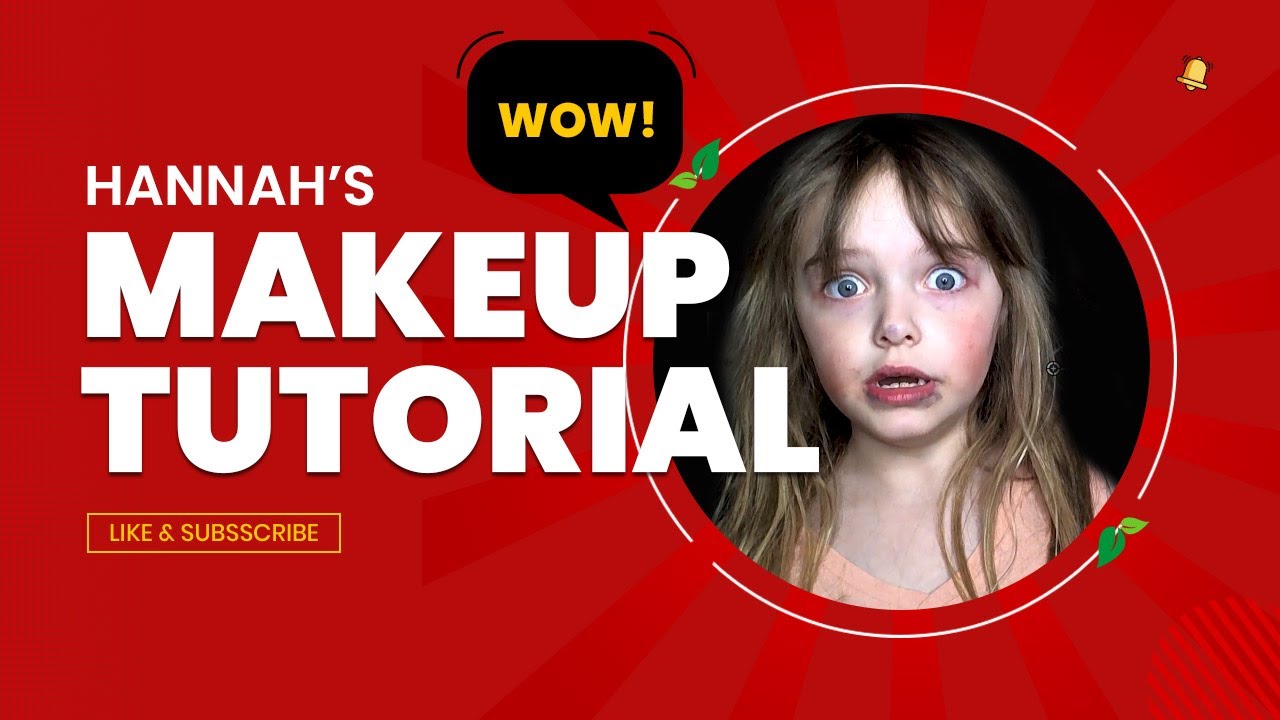 Hannah's Makeup Tutorial for Kids - YouTube