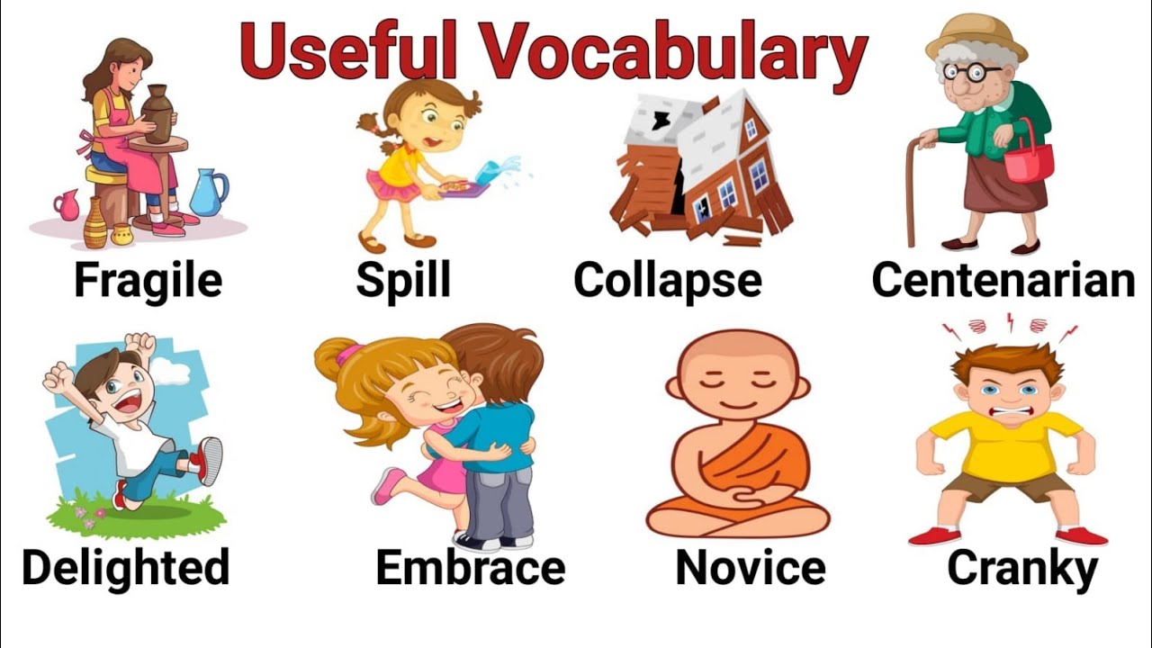 Useful Vocabulary words | English Verbs | Daily use words with example ...