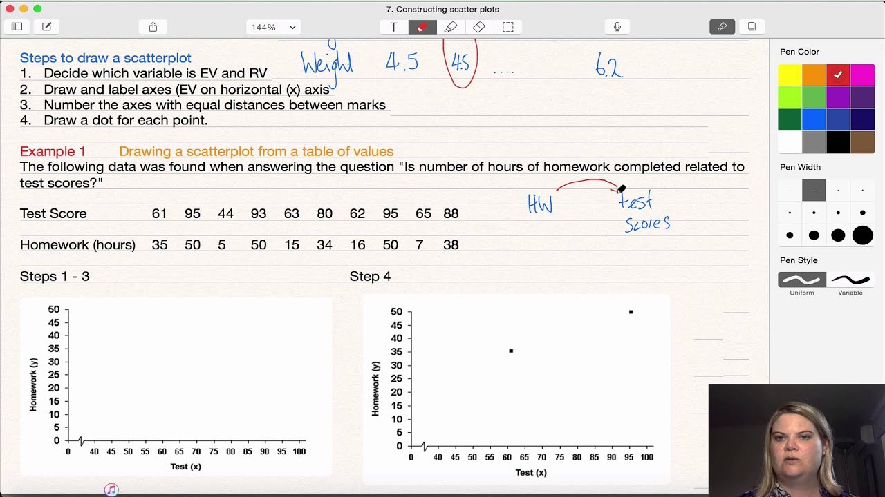 Constructing scatterplots - YouTube