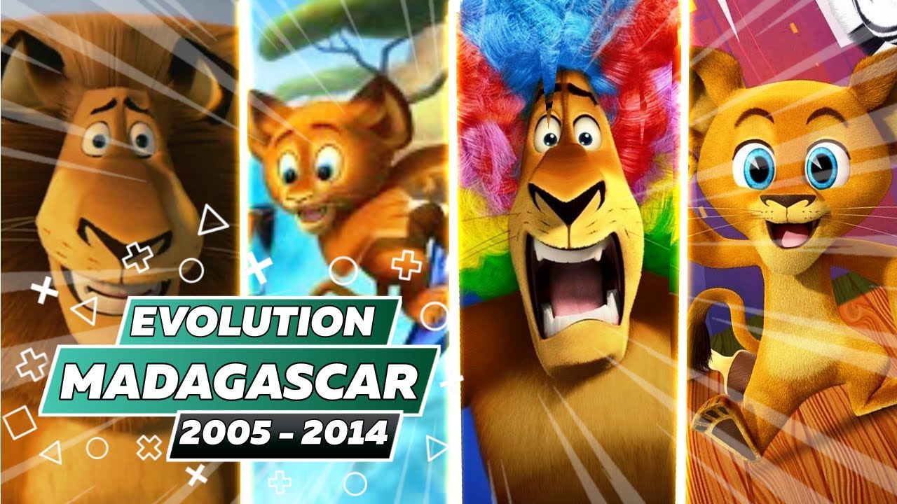 Evolution Of Madagascar Games Graphic And Gameplay From 2005 To 2014 ...